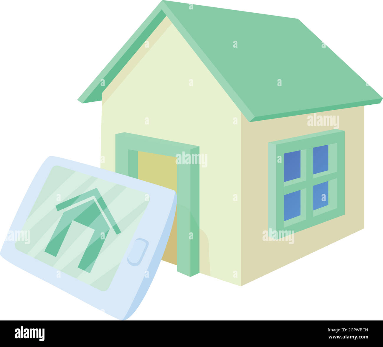 Smart home icon sign Stock Vector Images - Alamy