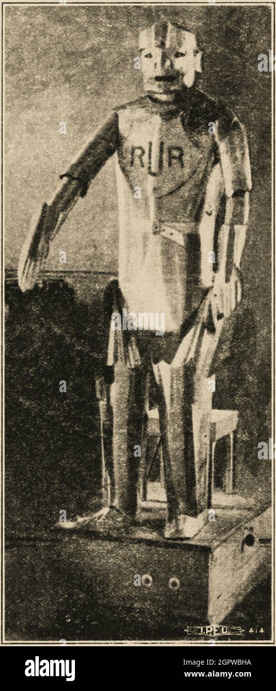 Eric the Robot, 1928-1929. Private Collection Stock Photo - Alamy