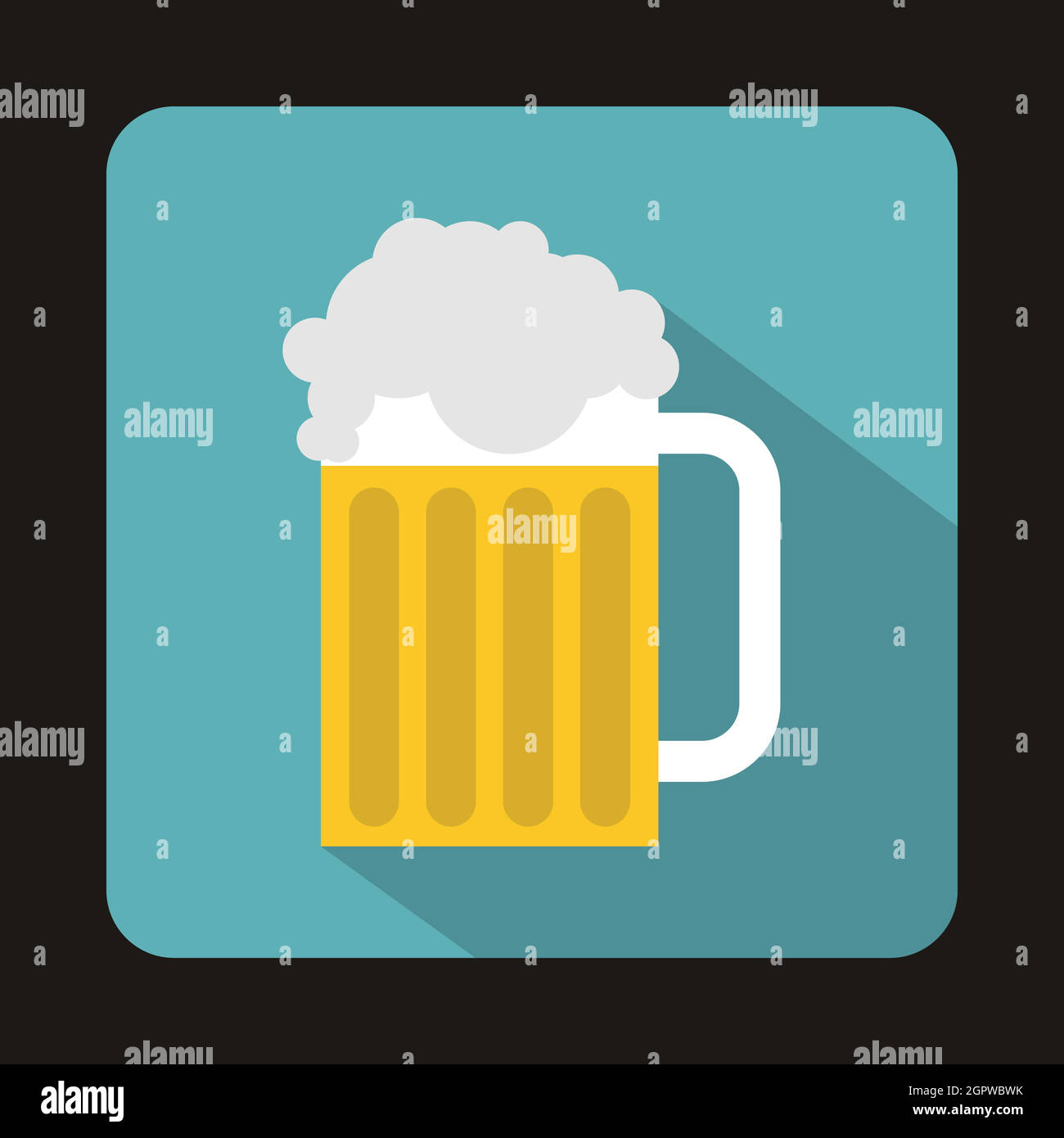 Beer mug icon Stock Vector Images - Alamy