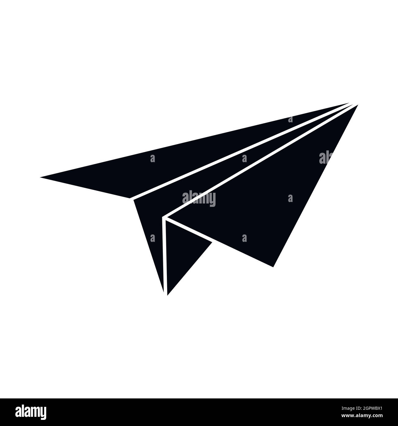 Paper plane icon, simple style Stock Vector Image & Art - Alamy