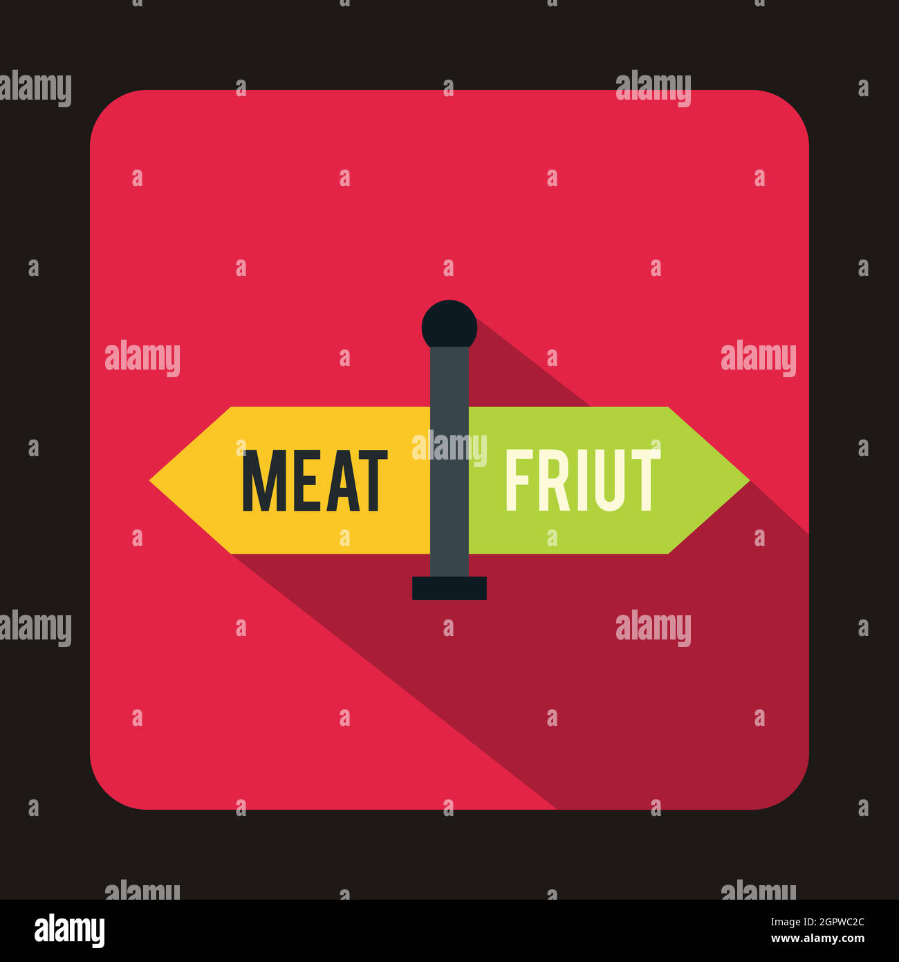 Sign pointer board in Stock Vector Images - Alamy