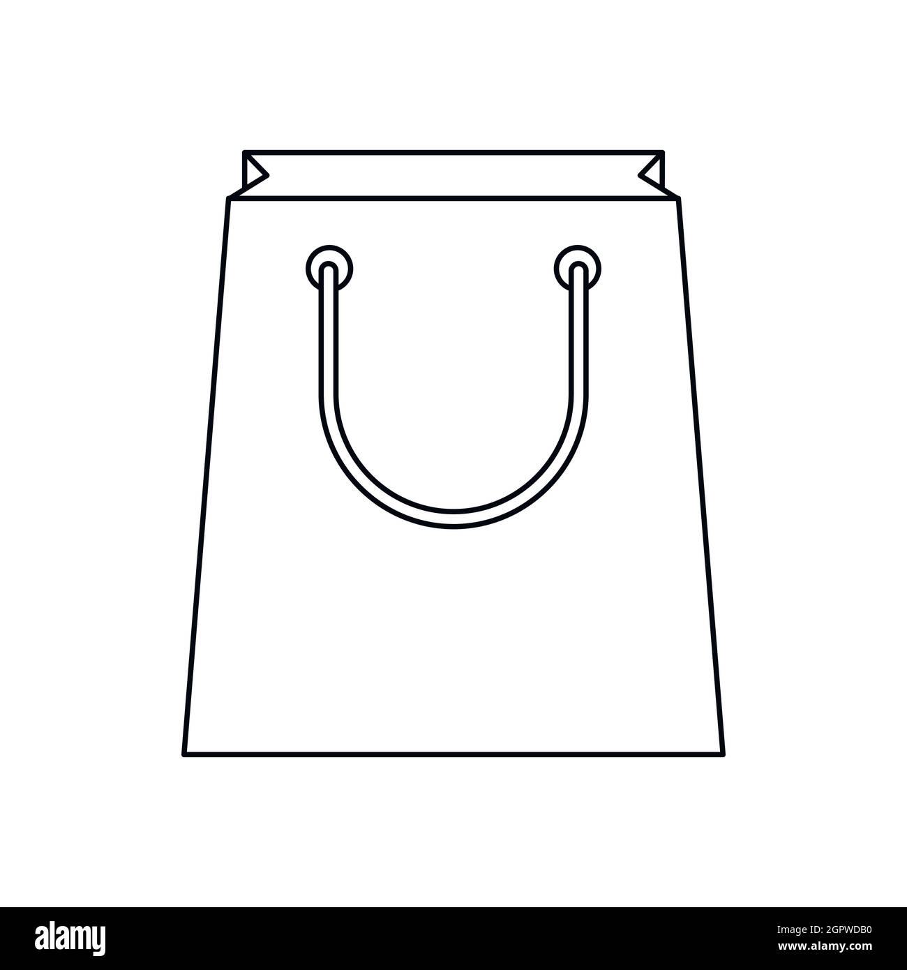Paper bag gift Stock Vector Images - Alamy