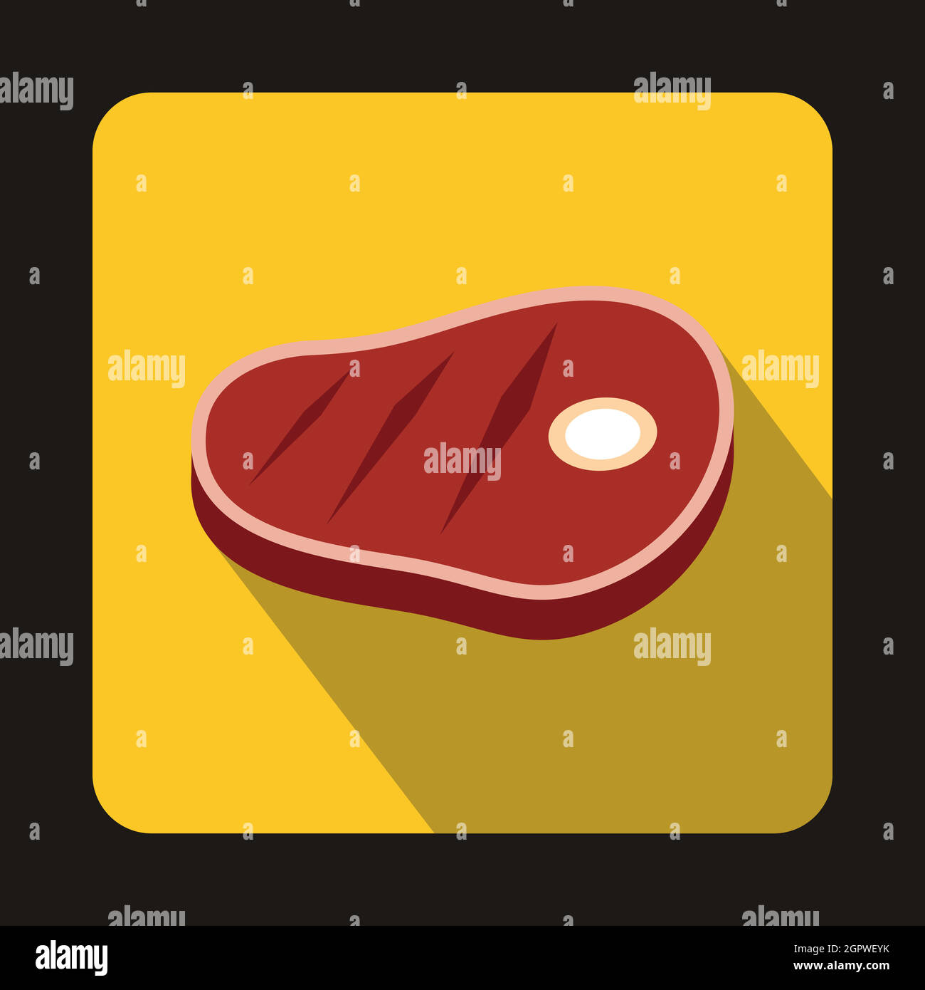 Raw meat in butcher Stock Vector Images - Alamy
