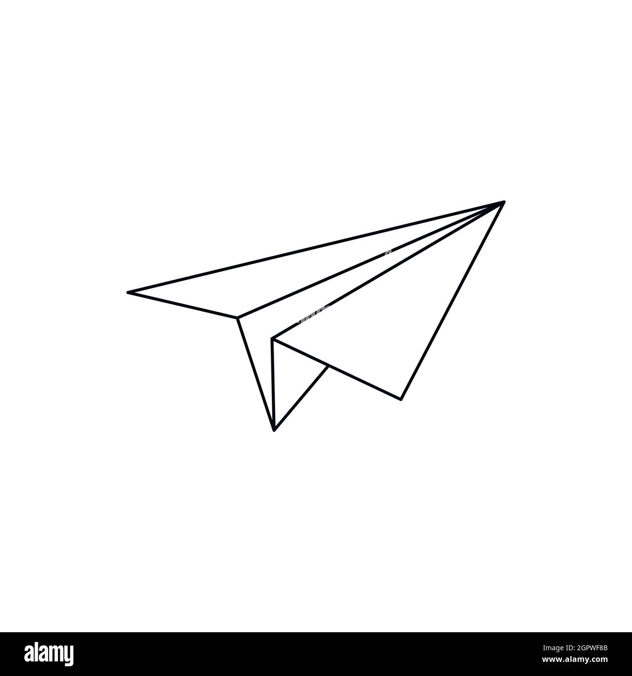 Sheet paper black line Stock Vector Images - Alamy