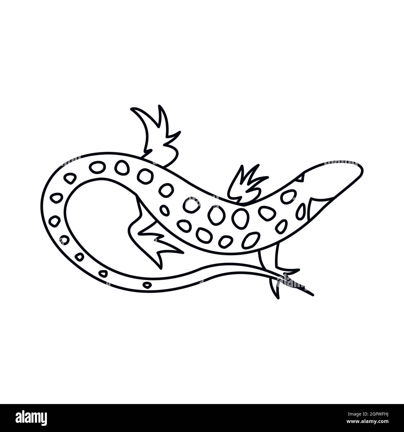 Lizard Clip Art Black And White