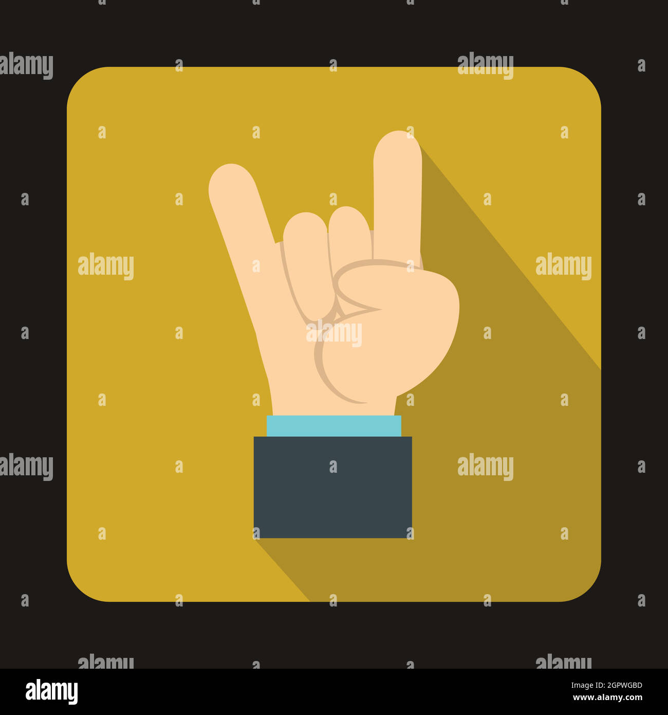Rock hand sign concert hi-res stock photography and images - Alamy