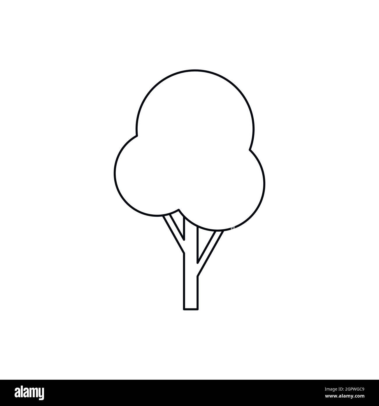 Tree line forest fall Cut Out Stock Images & Pictures - Alamy