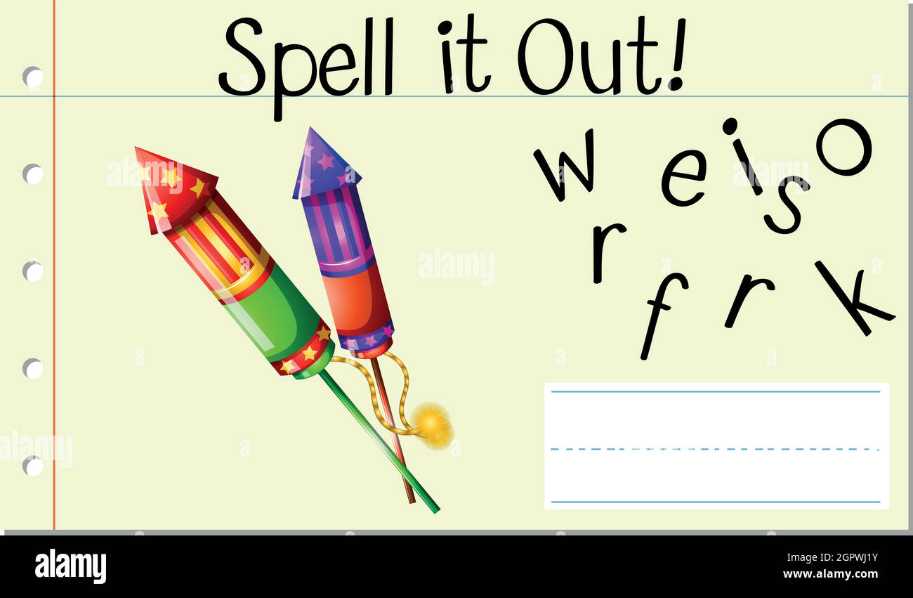 English fireworks Stock Vector Images - Alamy