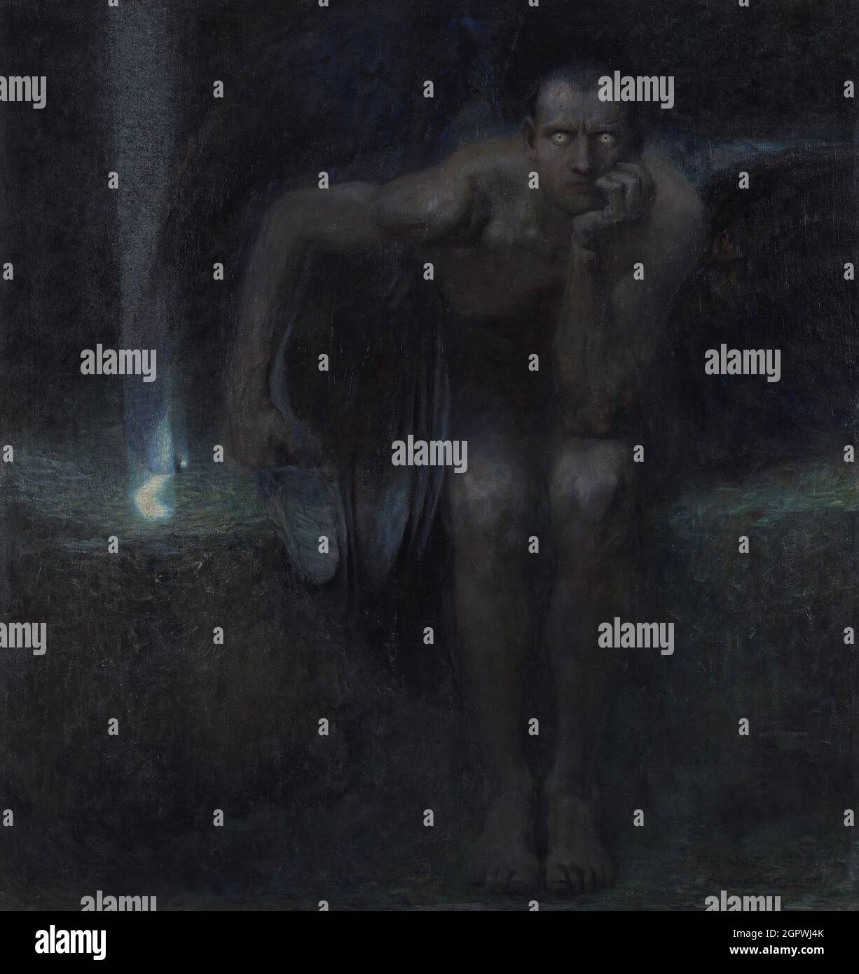 Franz von stuck lucifer hi-res stock photography and images - Alamy