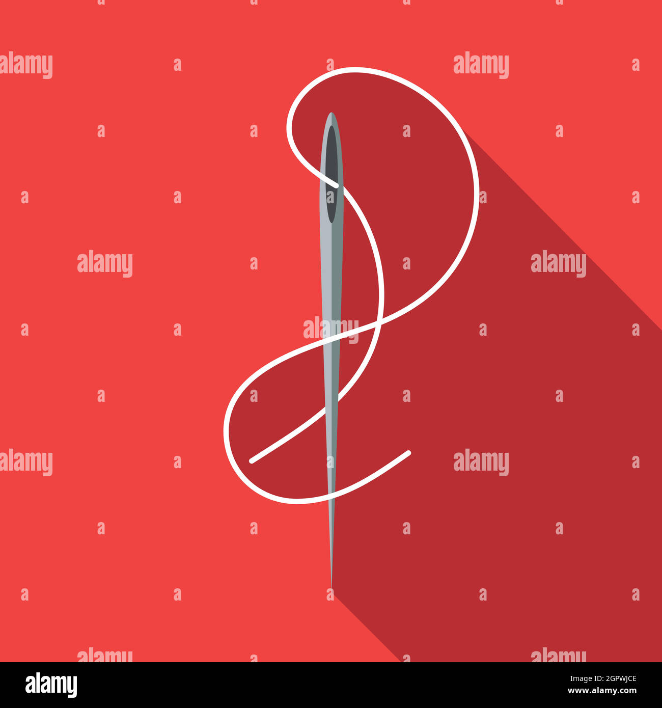 Straight thread Stock Vector Images - Alamy