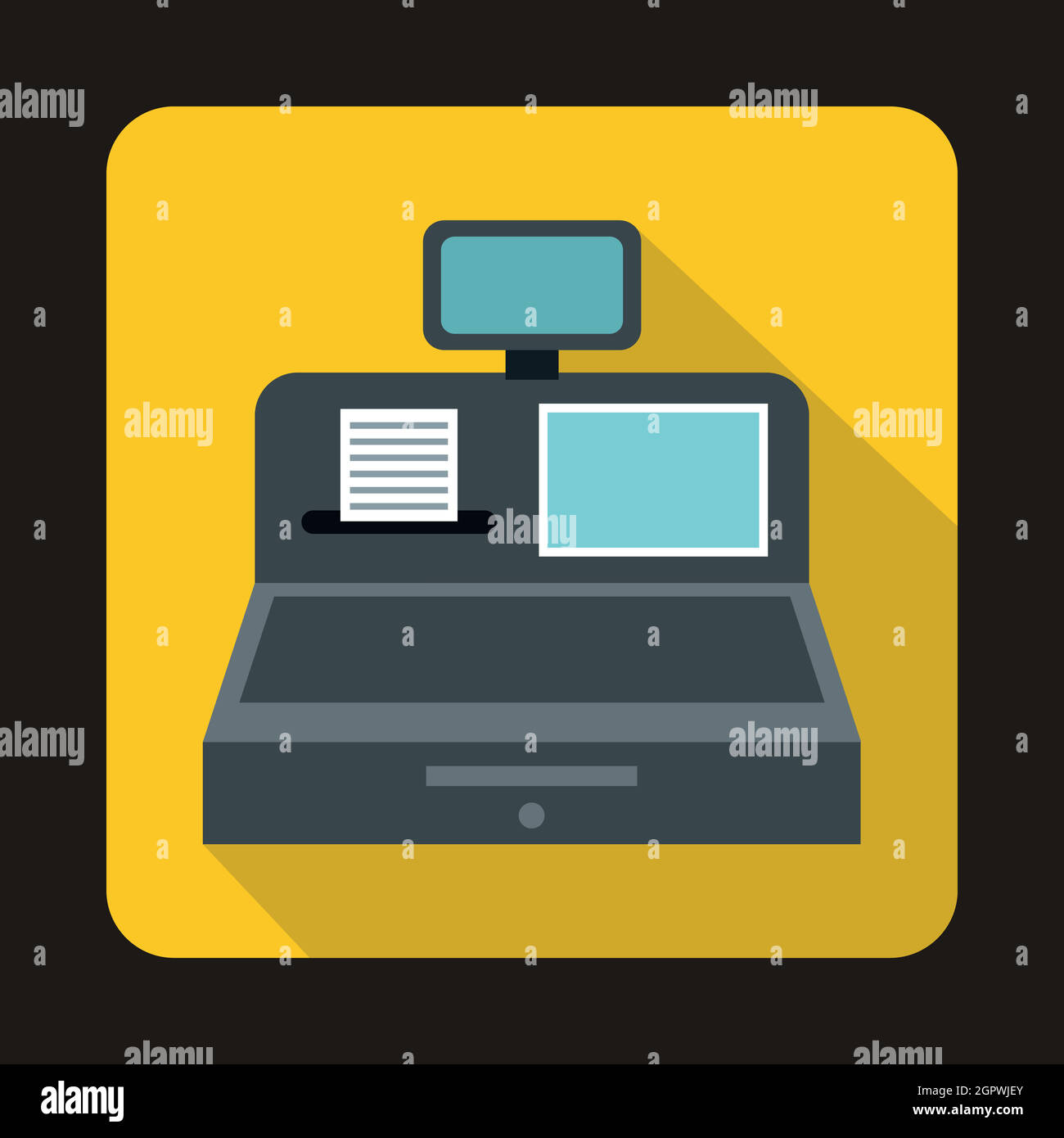 Cash till Stock Vector Images - Alamy