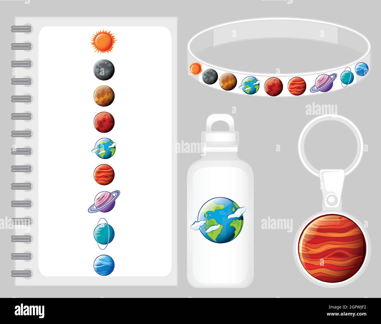 Space graphic design on different products Stock Vector Image & Art - Alamy