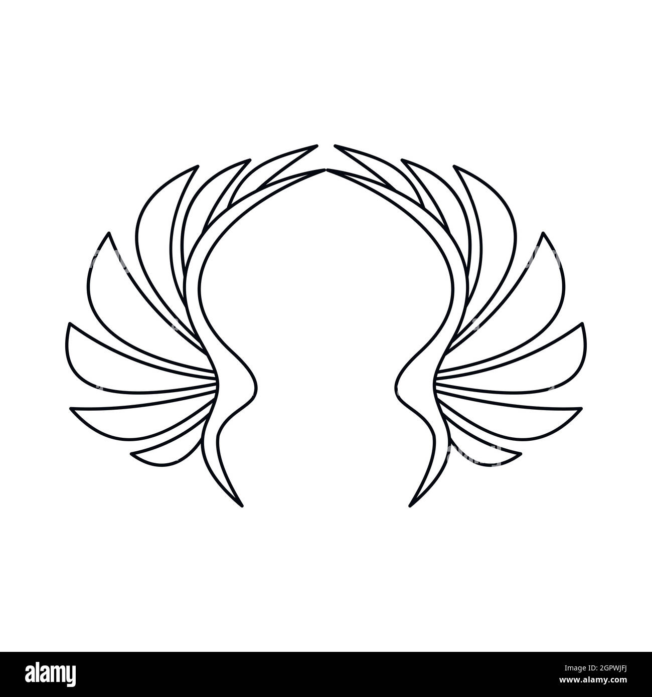 Wing icon, outline style Stock Vector Image & Art - Alamy Wing icon, outline style Stock Vector Image & Art - Alamy