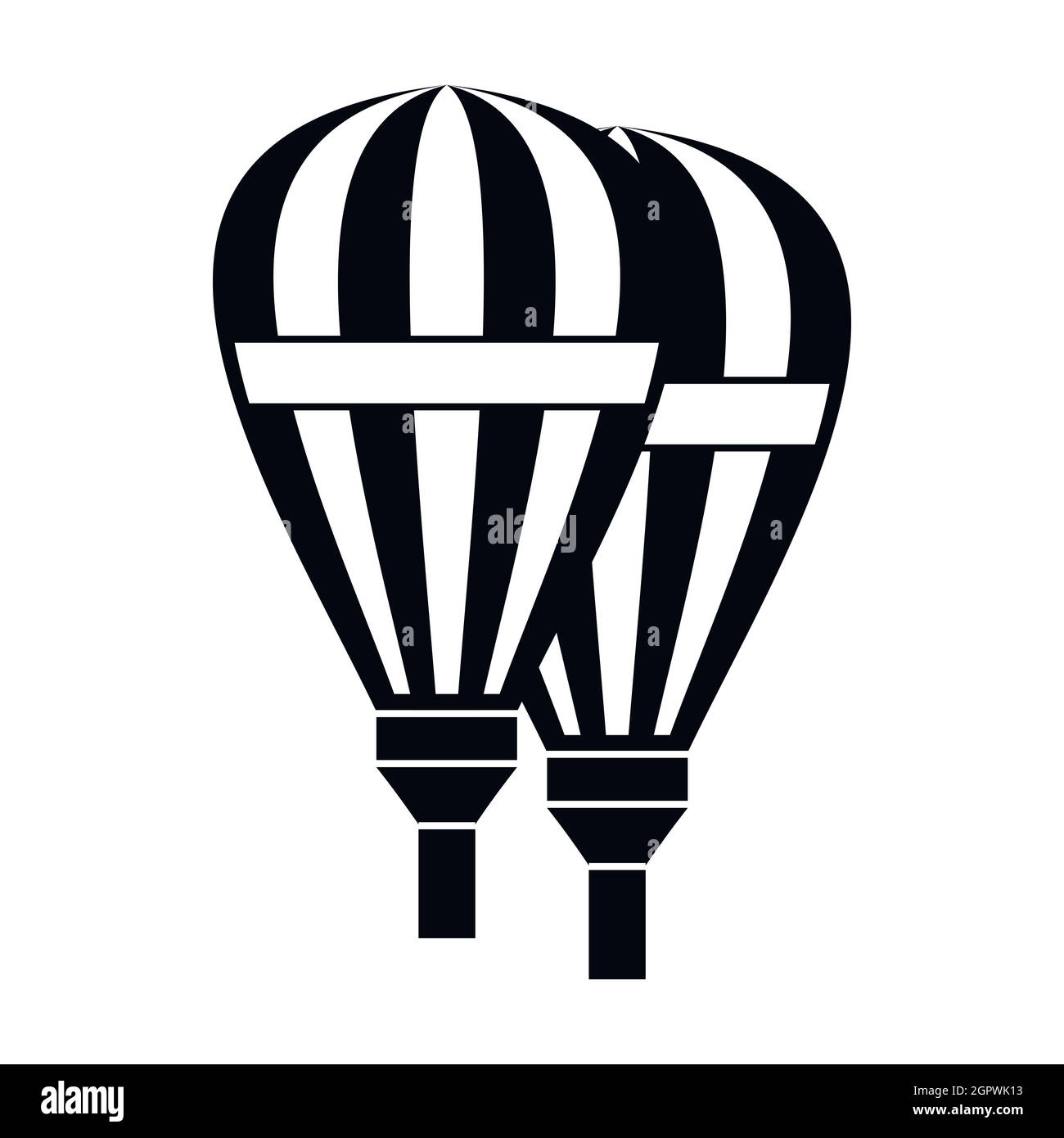 Balloons icon, simple style Stock Vector Image & Art - Alamy