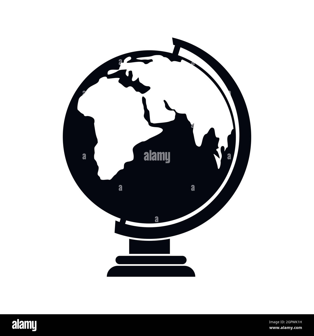 Globe icon, simple style Stock Vector Image & Art - Alamy
