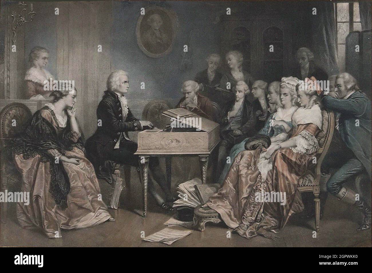 Mozart in Vienna. Private Collection Stock Photo - Alamy