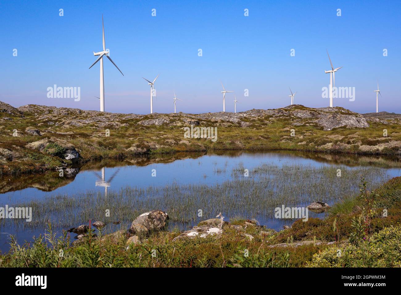 Norwegian wind park hi-res stock photography and images - Alamy