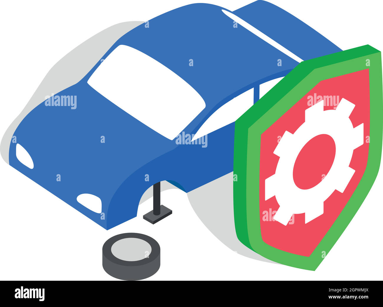 Repair machine icon, isometric 3d style Stock Vector Image & Art - Alamy