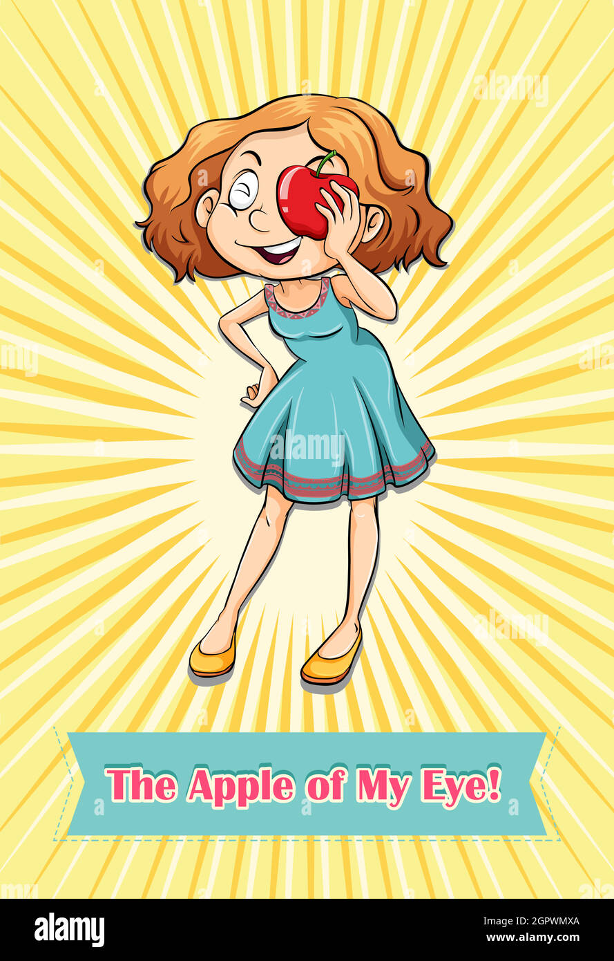 'happy' letters woman Stock Vector Images - Alamy