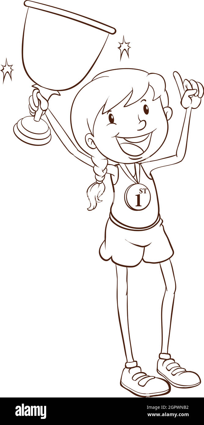 A simple sketch of a winner Stock Vector Image & Art - Alamy