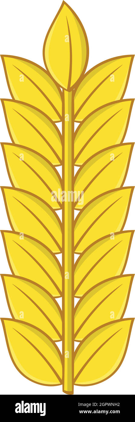 Wheat grain crop in Stock Vector Images - Alamy