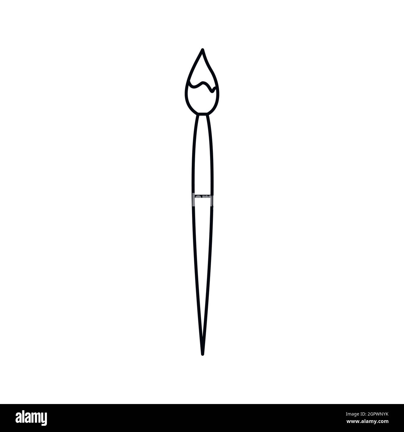 Ink outline art Stock Vector Images - Alamy