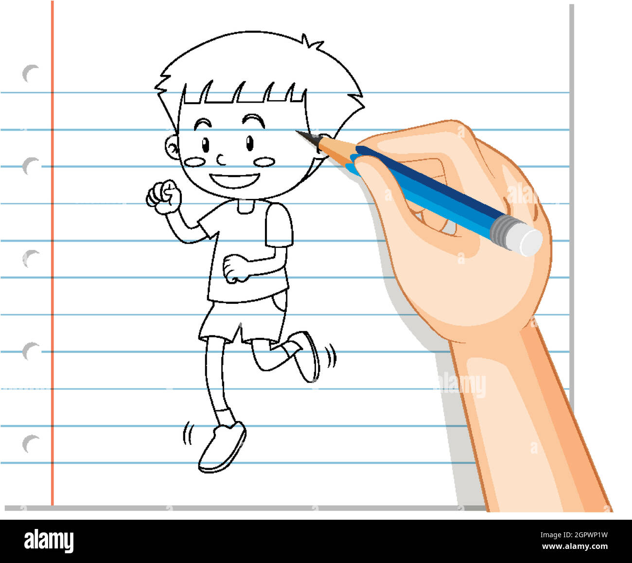 Artistic hand outline hi-res stock photography and images - Alamy