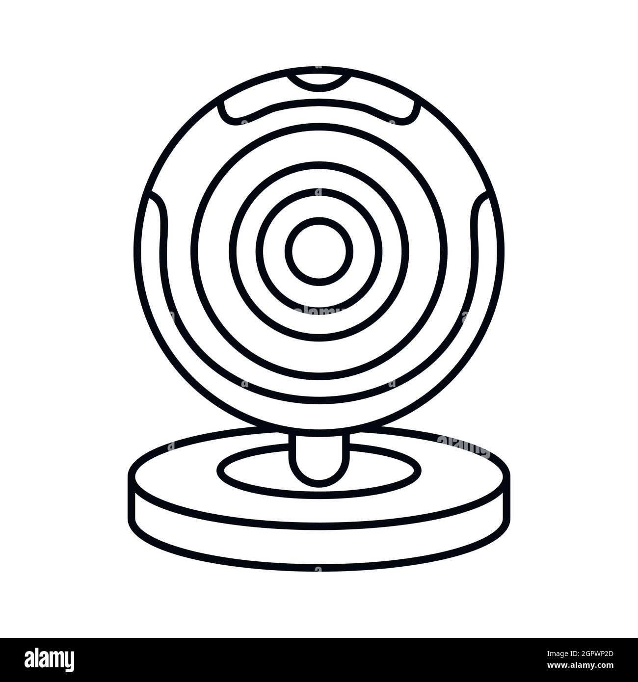 Chat network icon outline Cut Out Stock Images & Pictures - Alamy