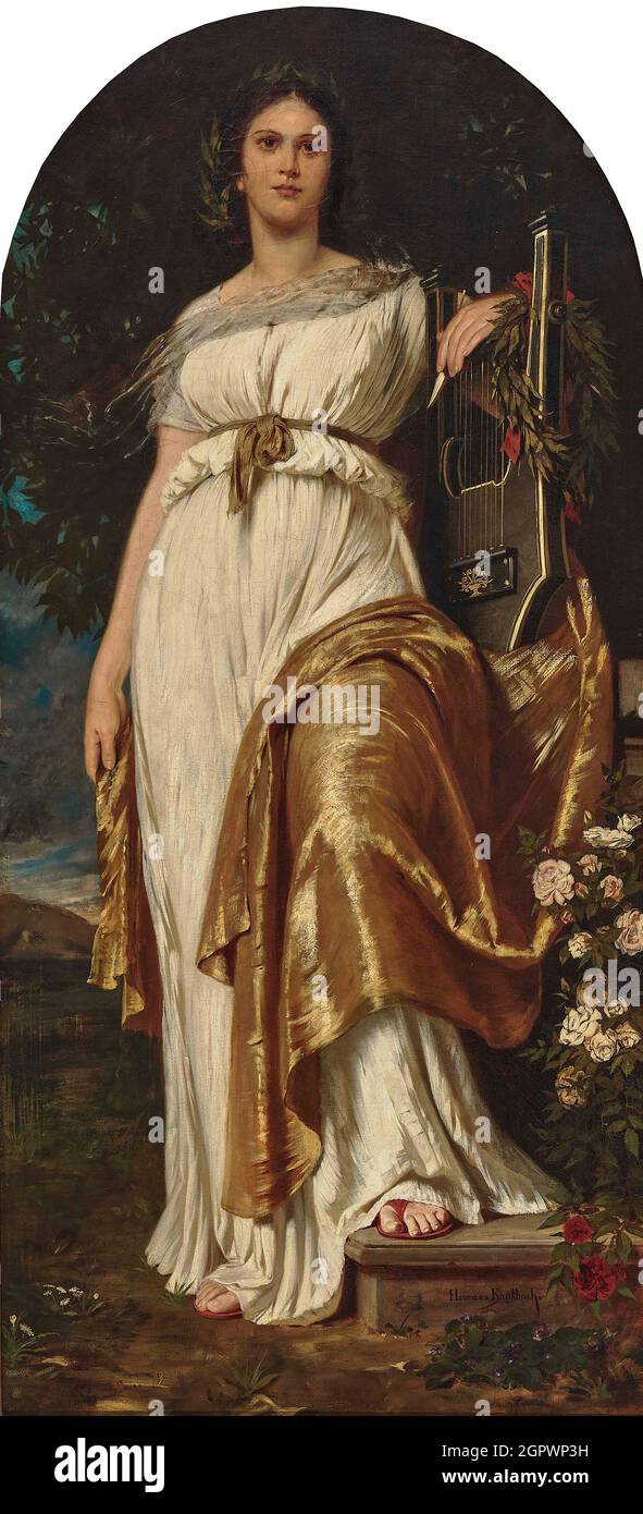 Polyhymnia mythology hi-res stock photography and images - Alamy