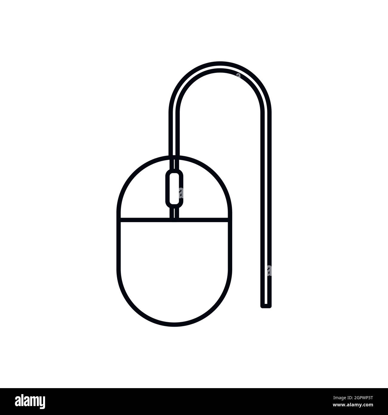 Computer mouse icon, outline style Stock Vector Image & Art - Alamy