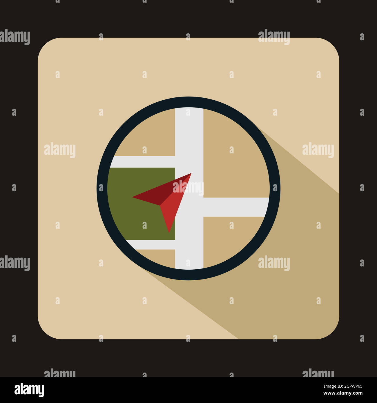 Map in phone city Stock Vector Images - Alamy