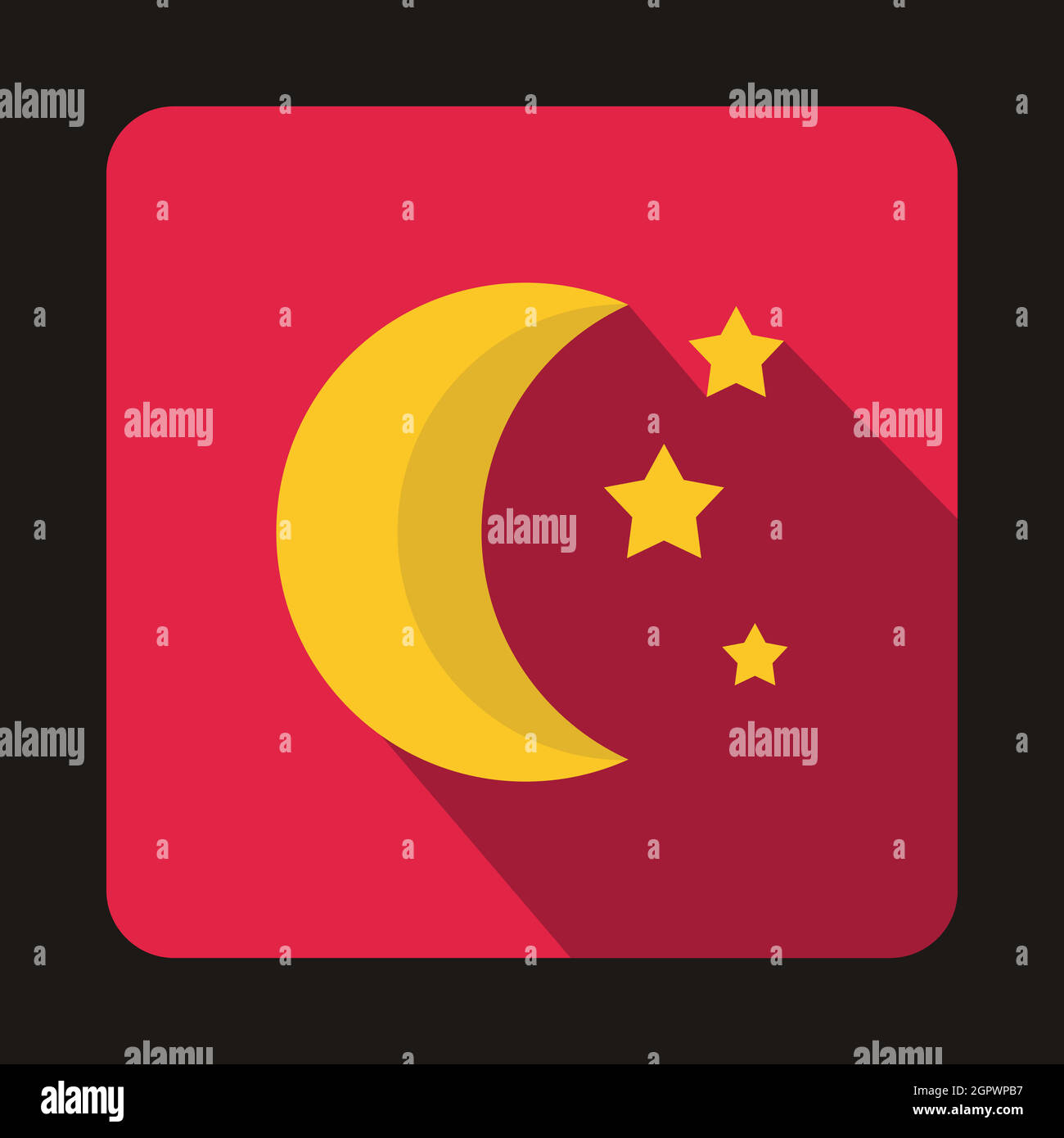 Stars icon flat style hi-res stock photography and images - Alamy