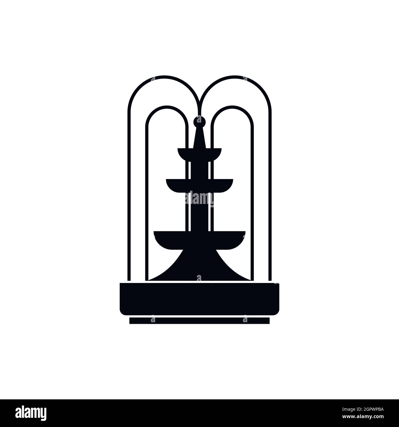 Fountain icon, simple style Stock Vector Image & Art - Alamy
