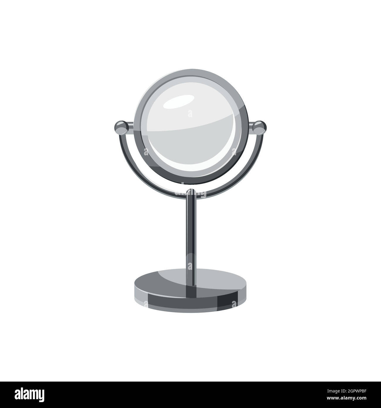 Round mirror icon, cartoon style Stock Vector Image & Art - Alamy