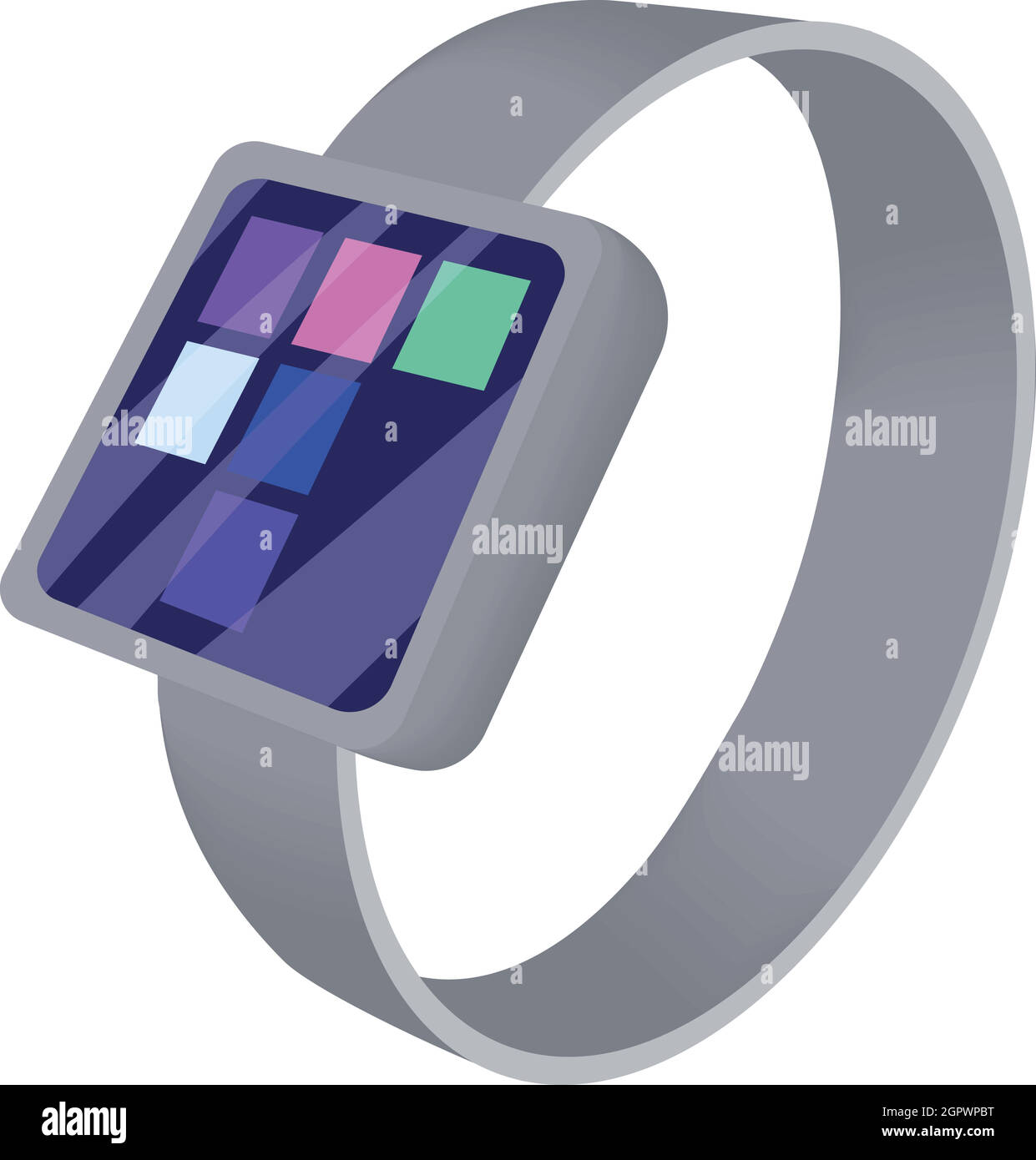 Smart watch icon, cartoon style Stock Vector Image & Art - Alamy