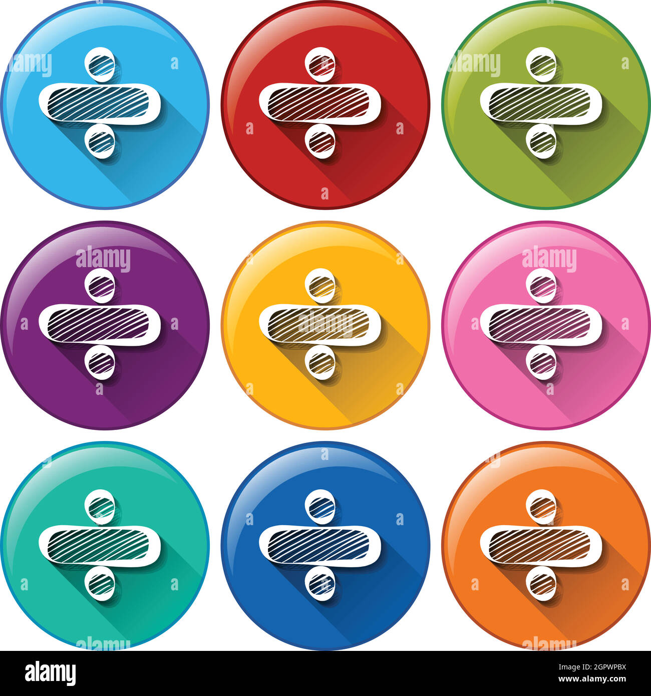 Math symbol icons Stock Vector Image & Art - Alamy