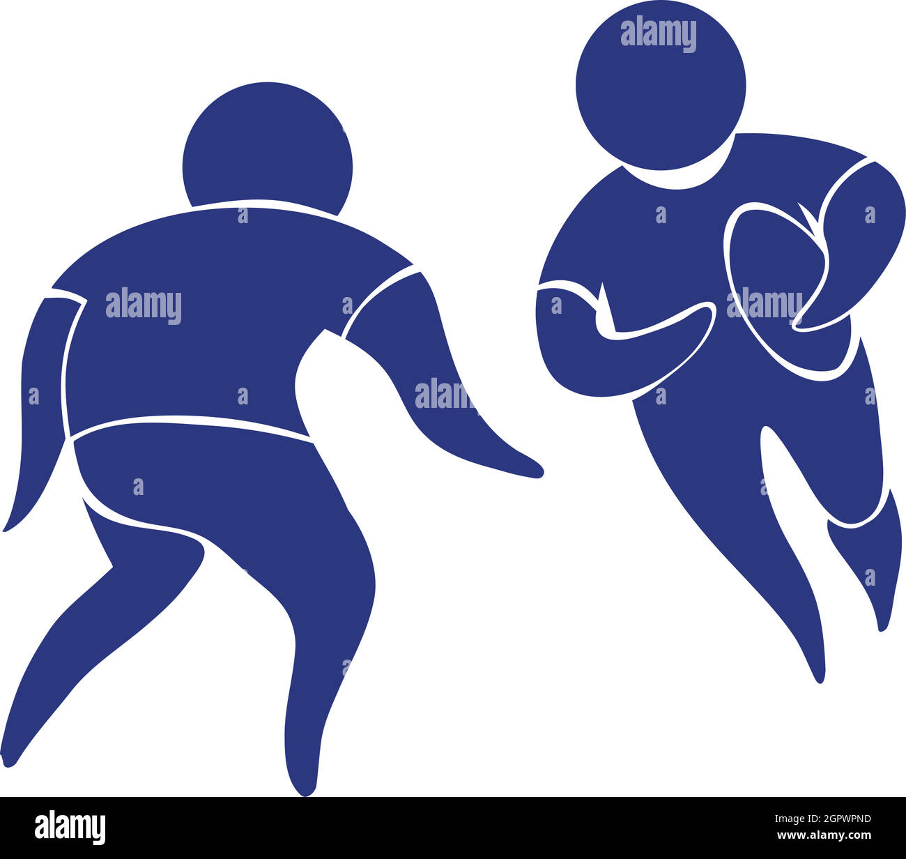 Rugby icon Stock Vector Images - Alamy
