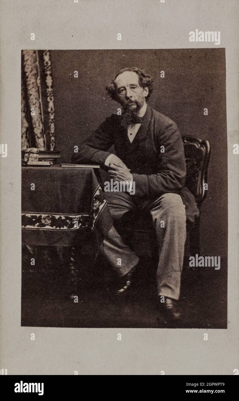 Portrait of Charles Dickens (1812-1870), 1860s. Private Collection ...