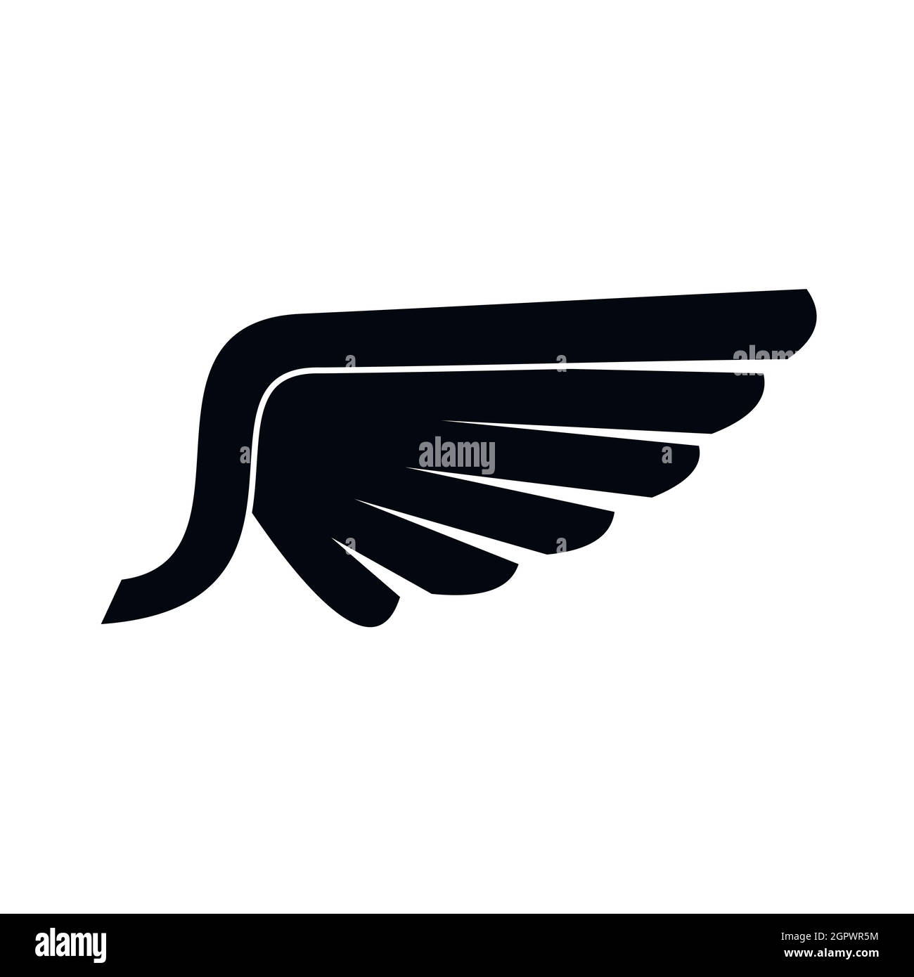 Wing icon, simple style Stock Vector Image & Art - Alamy