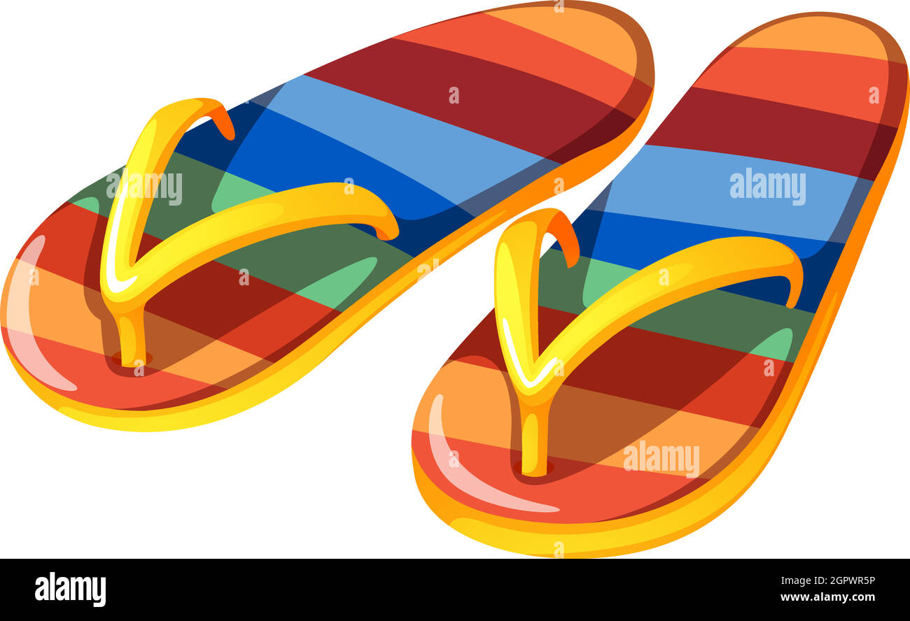 Slippers drawing Cut Out Stock Images & Pictures - Alamy