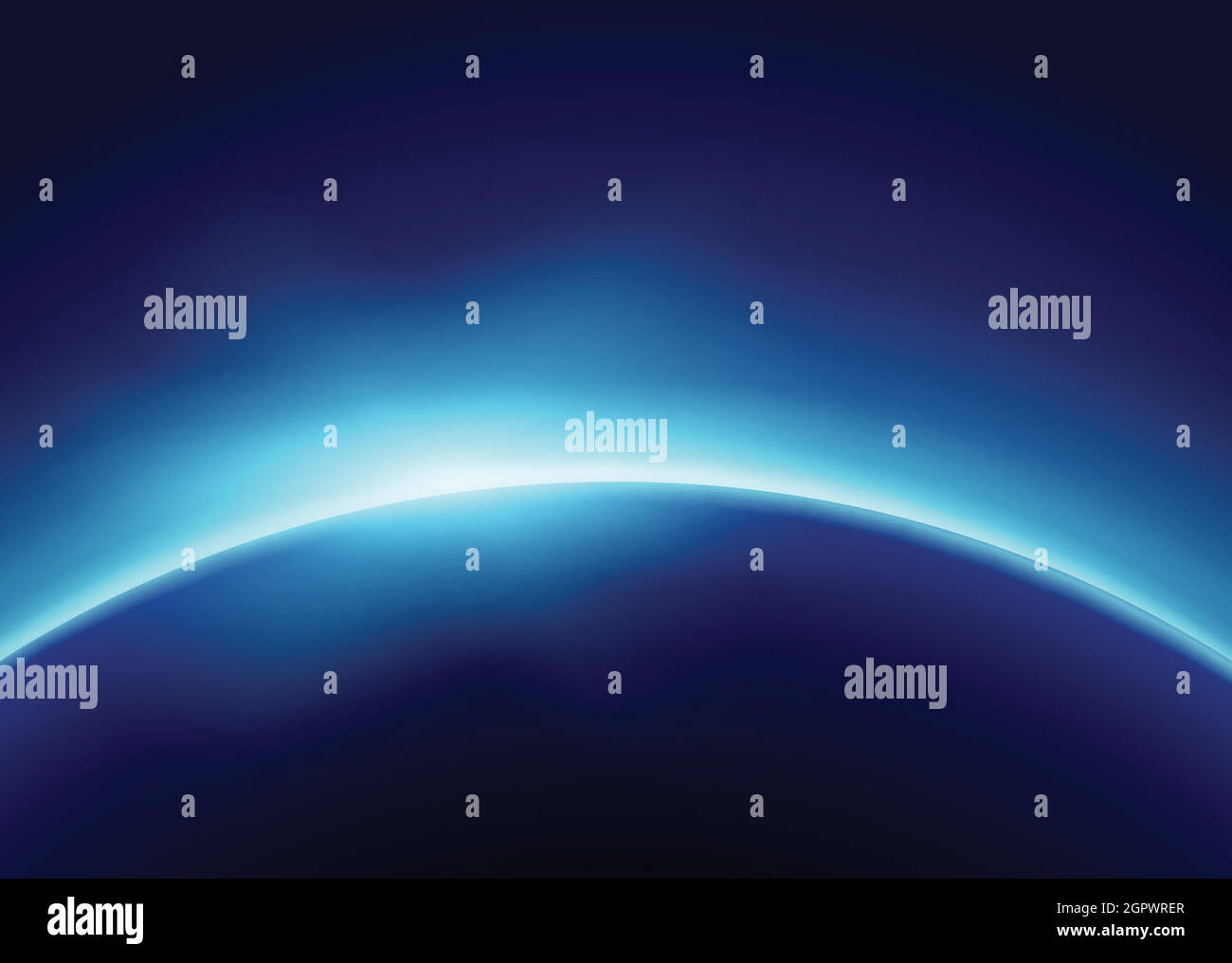Earth with Blue Light Stock Vector Image & Art - Alamy
