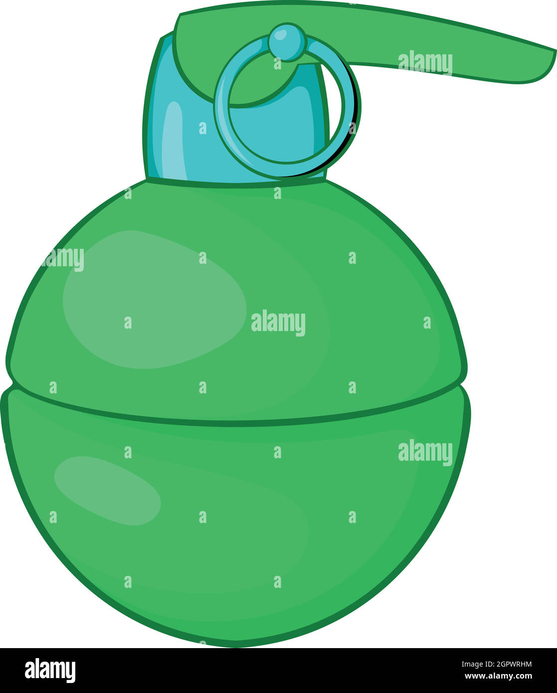 Grenade icon, cartoon style Stock Vector Image & Art - Alamy