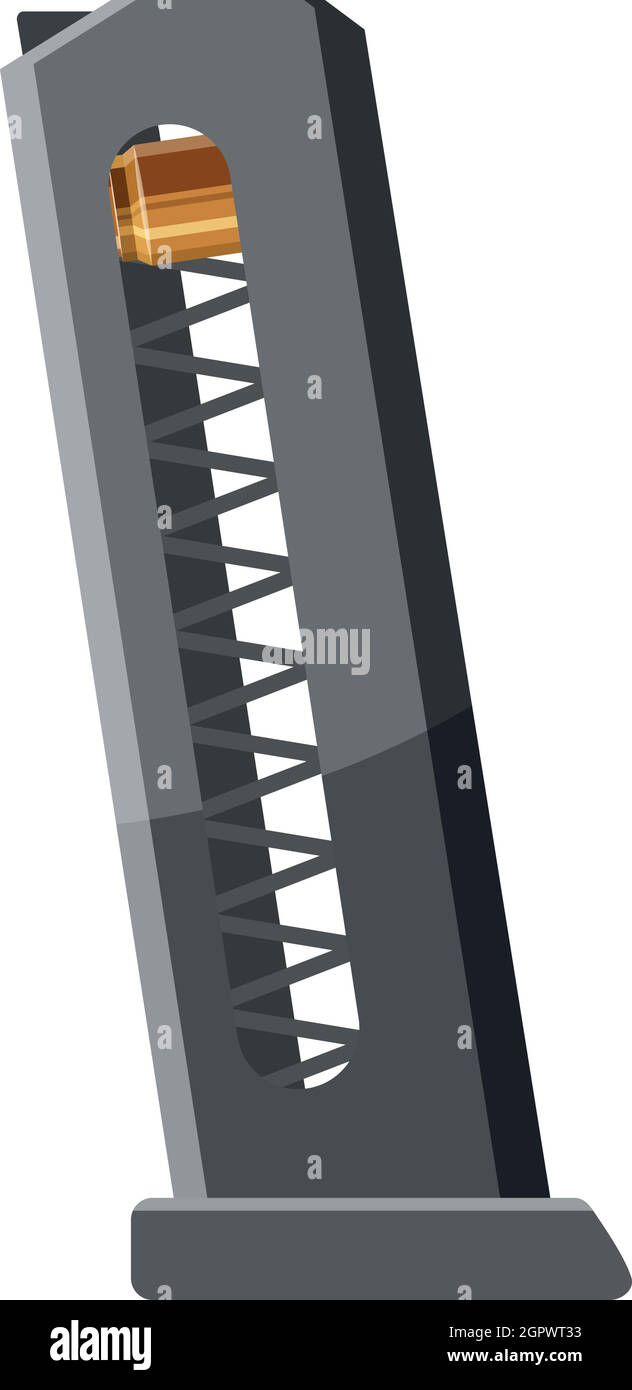 Gun magazine icon in cartoon style Stock Vector Image & Art - Alamy