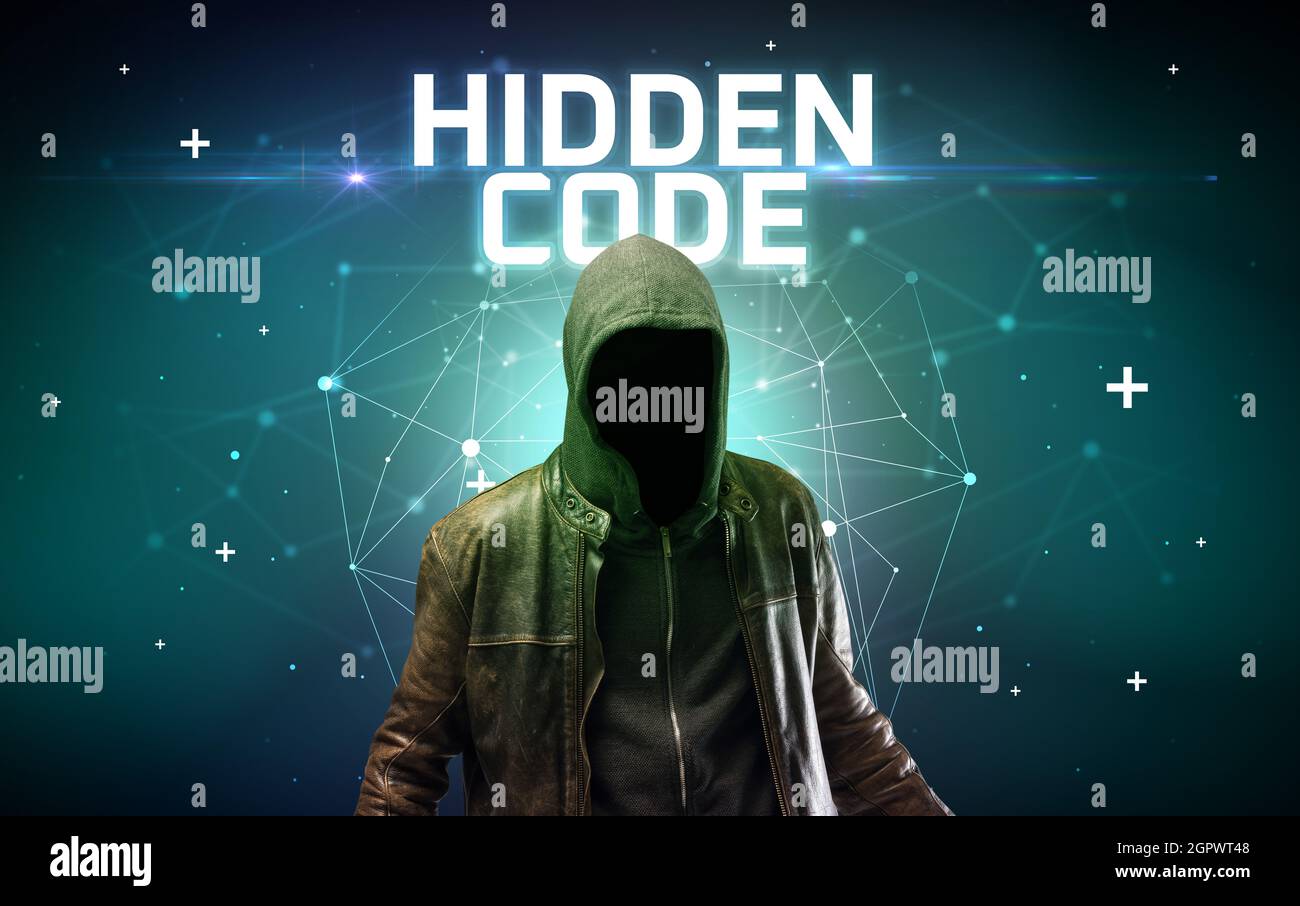 Mysterious hacker, online attack concept Stock Photo - Alamy