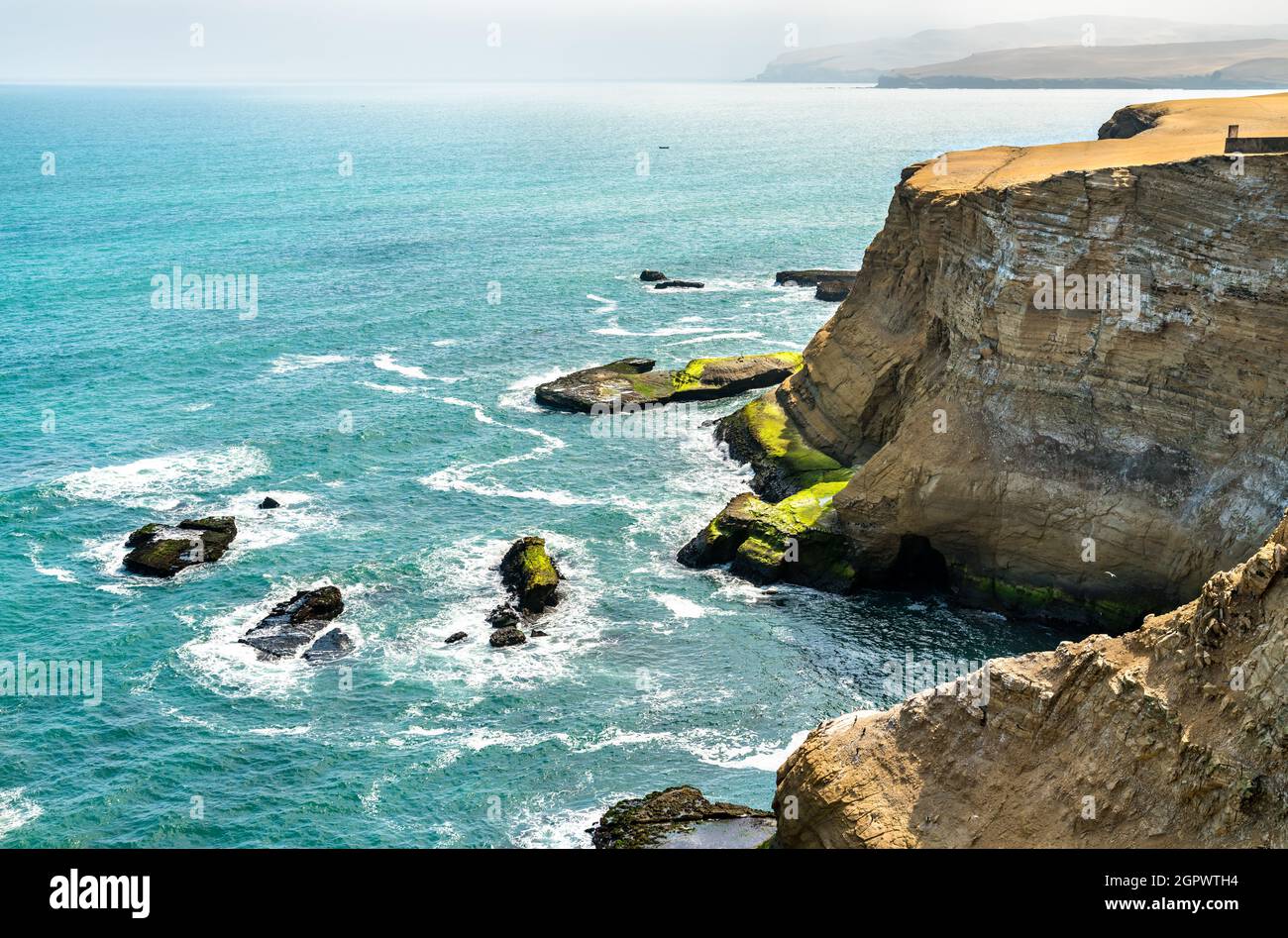 Landscape of Paracas National Reserve in Peru Stock Photo - Alamy
