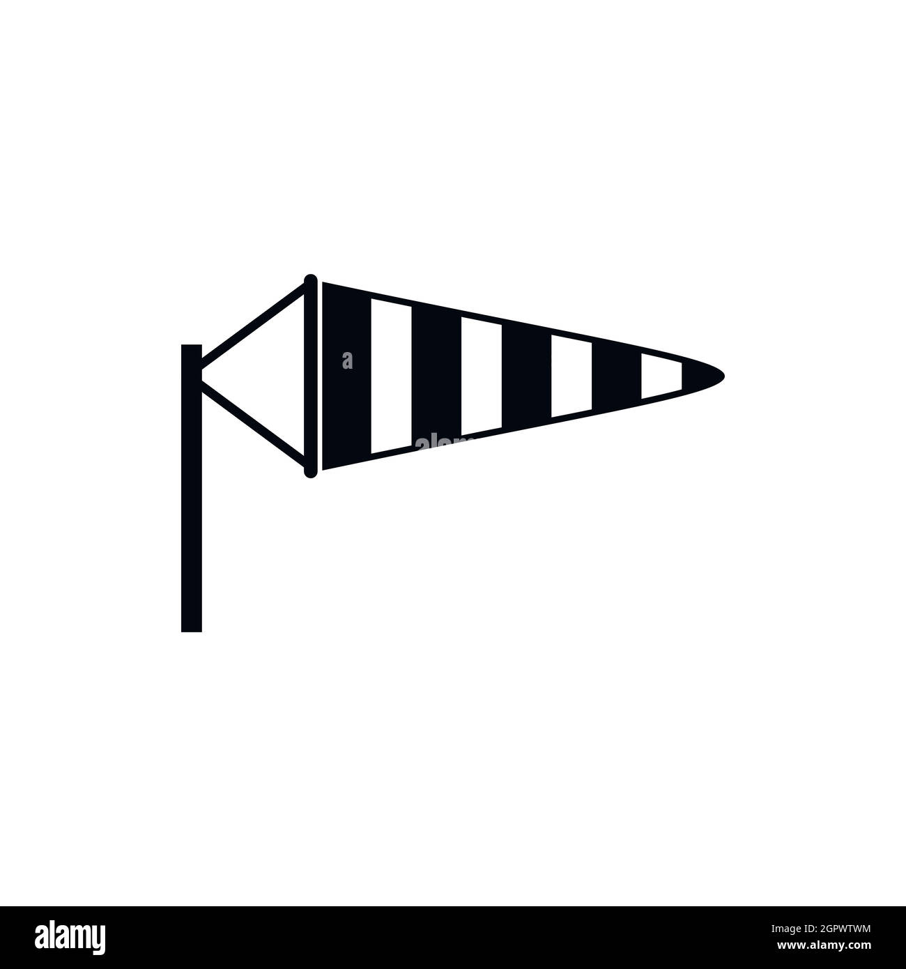 Windsock wind speed black hi-res stock photography and images - Alamy