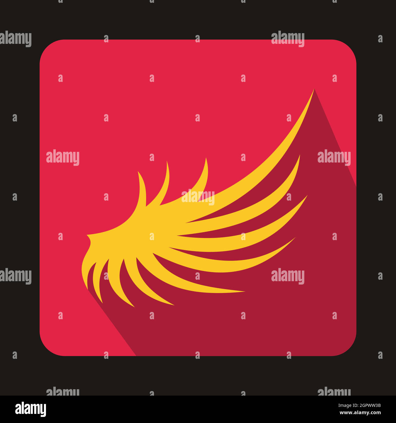 Yellow wing Stock Vector Images - Alamy
