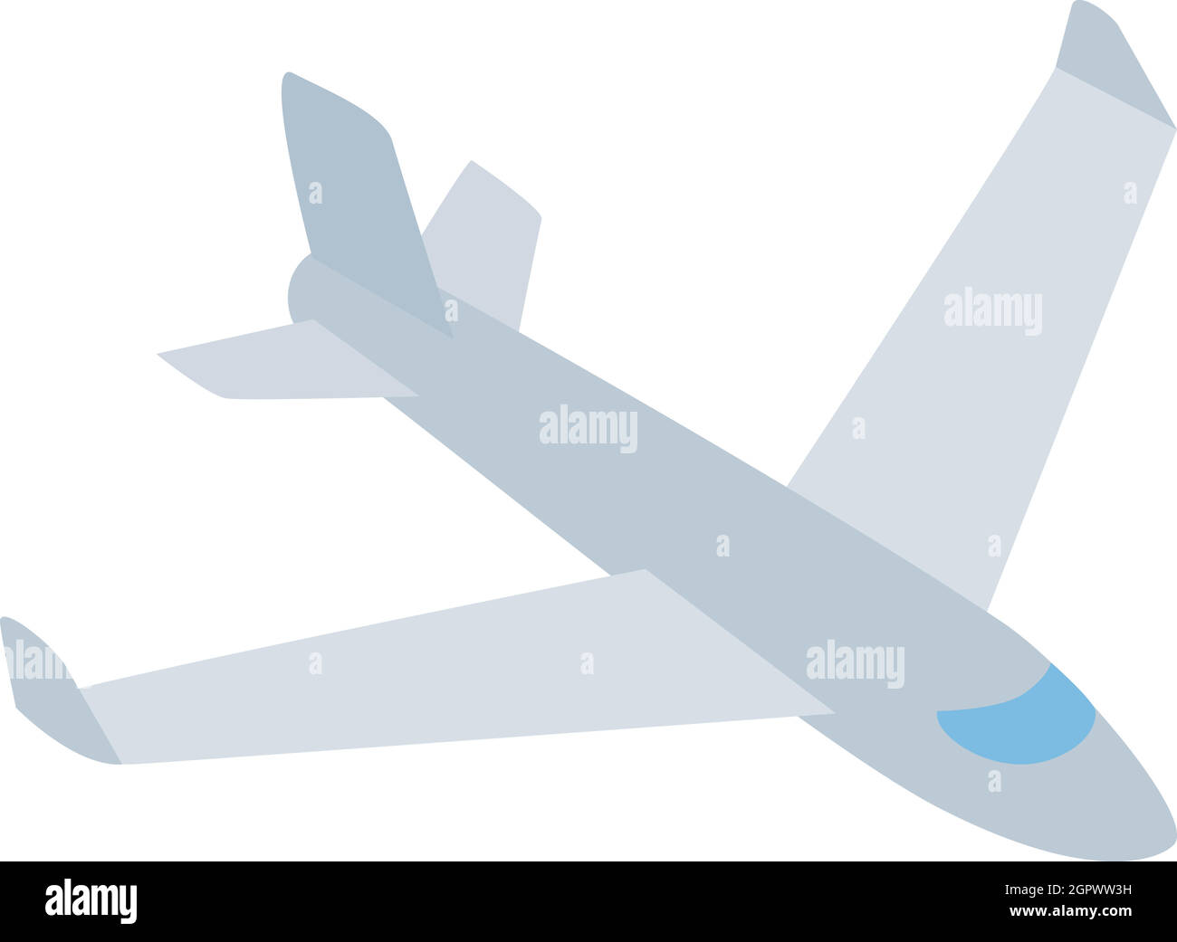 Big plane icon, isometric 3d style Stock Vector Image & Art - Alamy