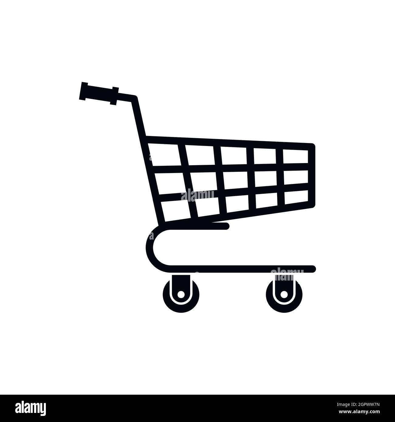 Shopping cart icon, simple style Stock Vector Image & Art - Alamy
