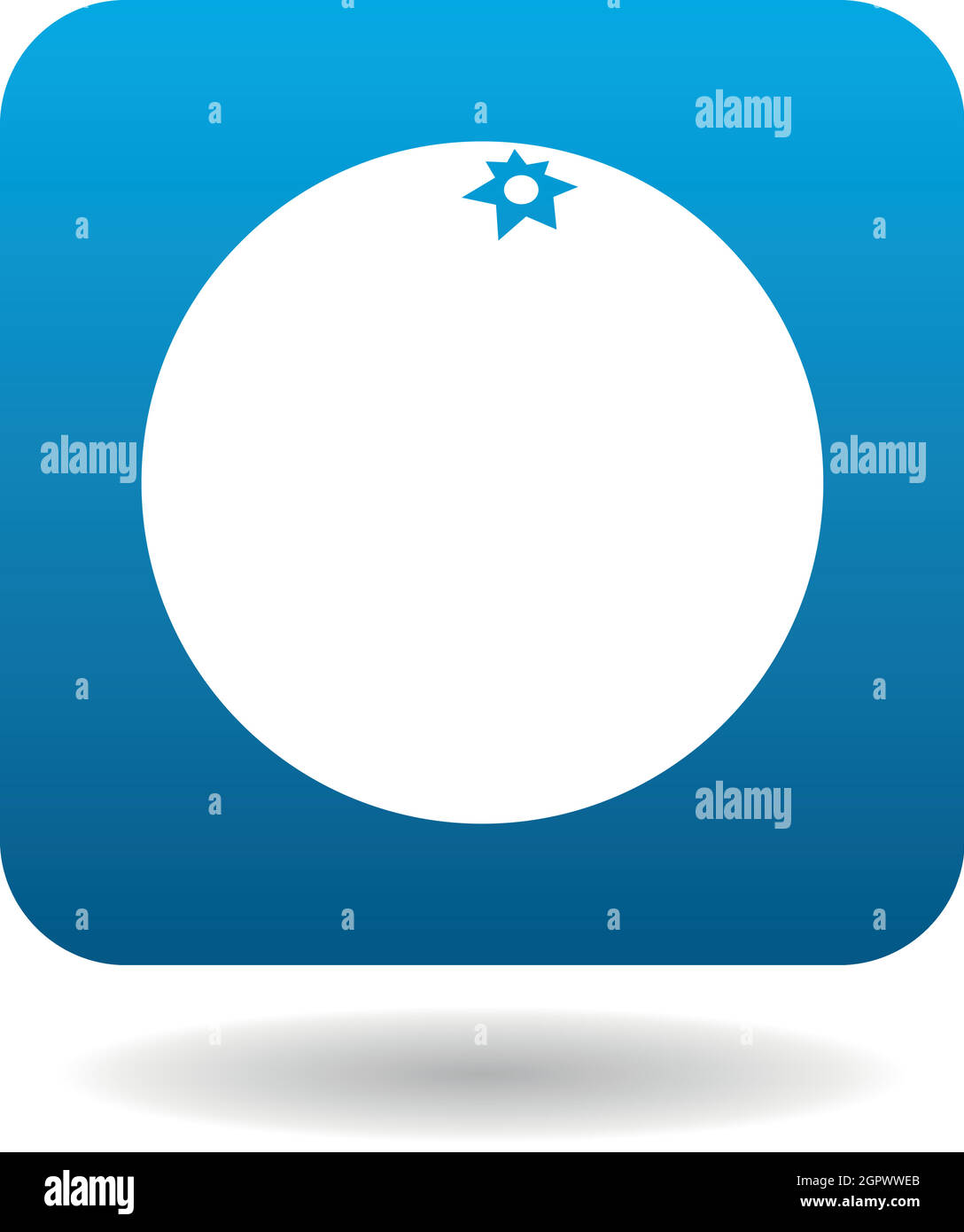 Orange juice in round Stock Vector Images - Alamy